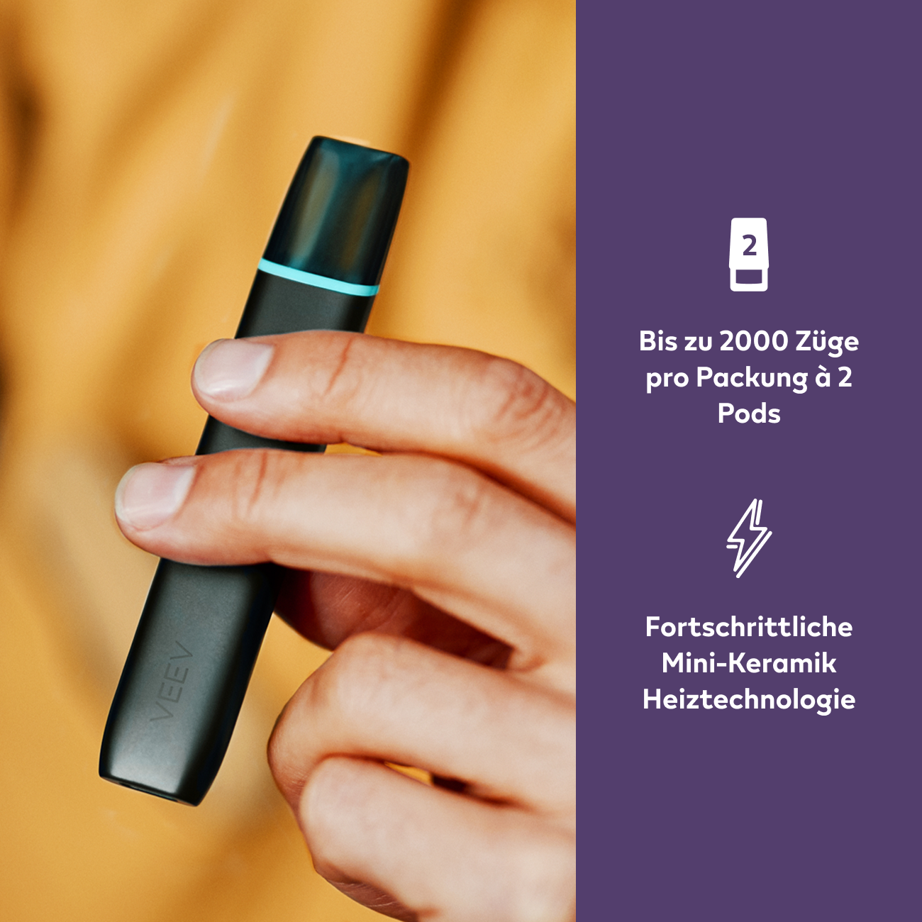 VEEV ONE Device - Electric Purple | E-Zigarette | VEEV DE