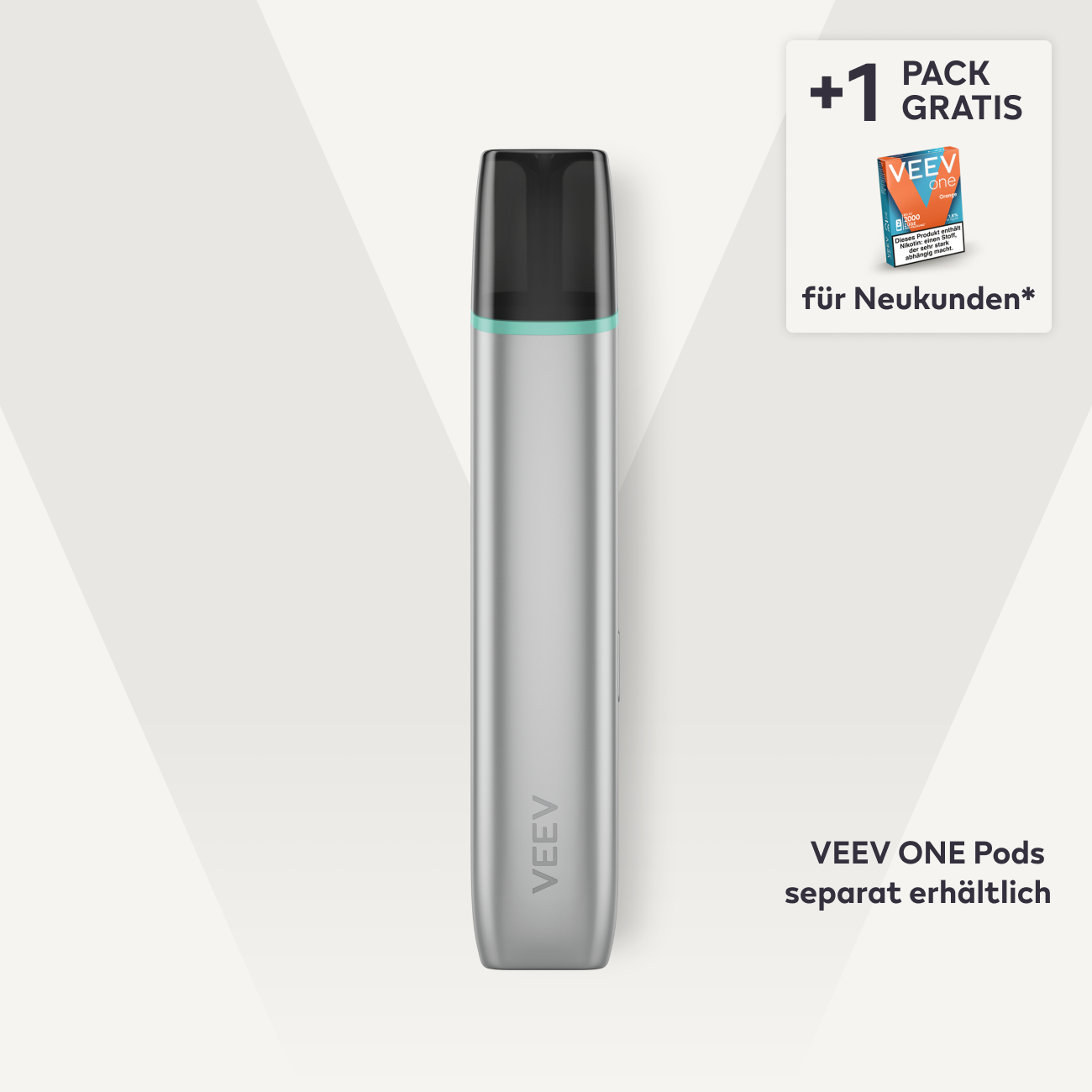VEEV ONE Device - Silky Grey | E-Zigarette | VEEV DE