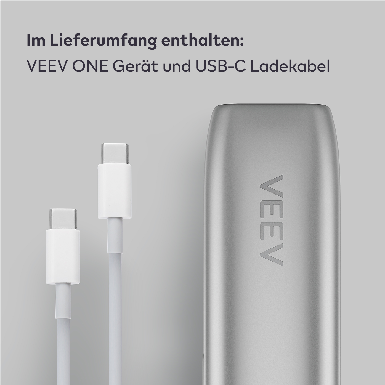 VEEV ONE Device - Silky Grey | E-Zigarette | VEEV DE