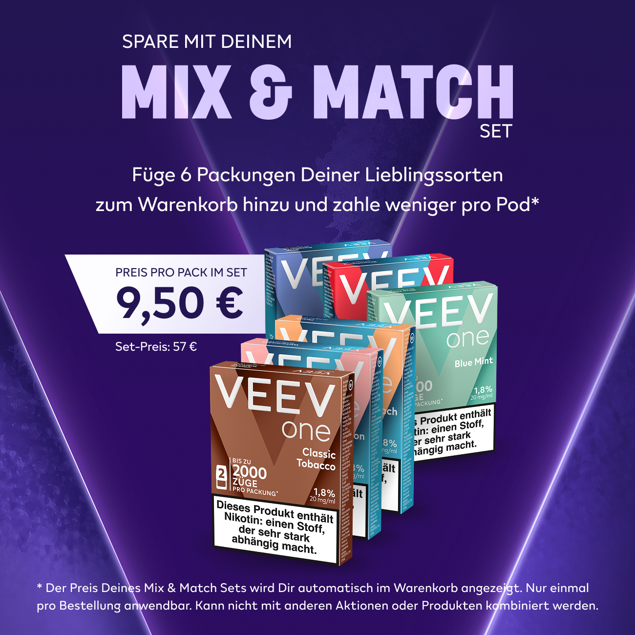 VEEV ONE Pods - Classic Tobacco | 2er Pack | VEEV DE