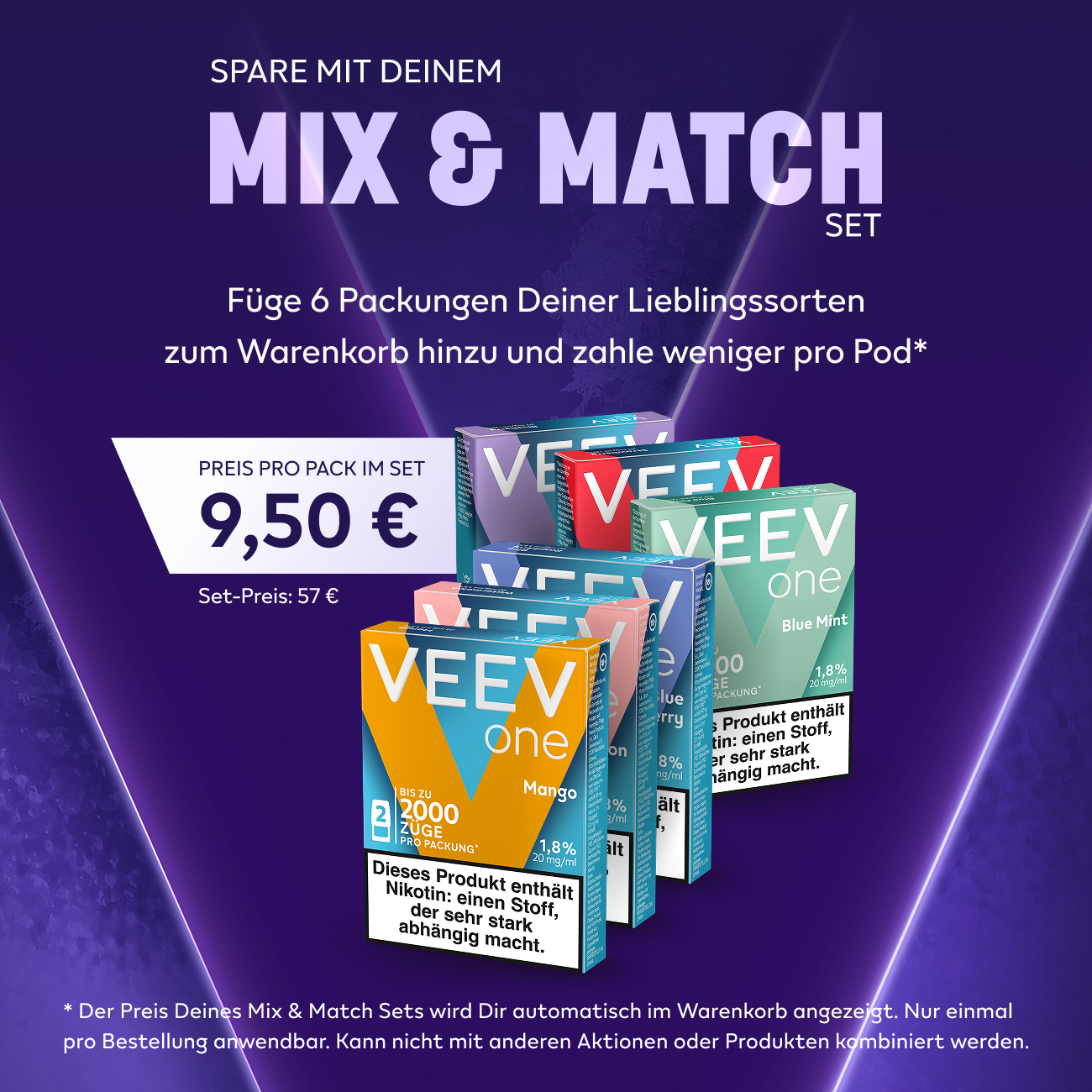 VEEV ONE Pods - Mango | 2er Pack | VEEV DE