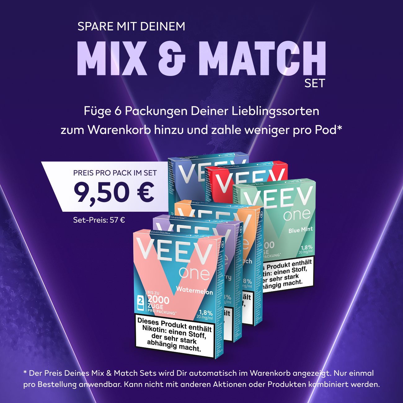 VEEV ONE Pods - Watermelon | 2er Pack | VEEV DE