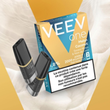 Pods E-liquide VEEV ONE Melon Coconut saveur Melon & Noix de Coco 20mg ...
